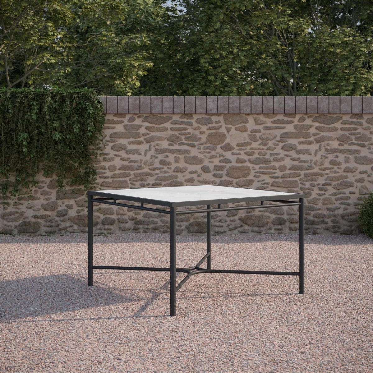 Athens Square Dining Table - Helena Dekton Top – Azzurro Living