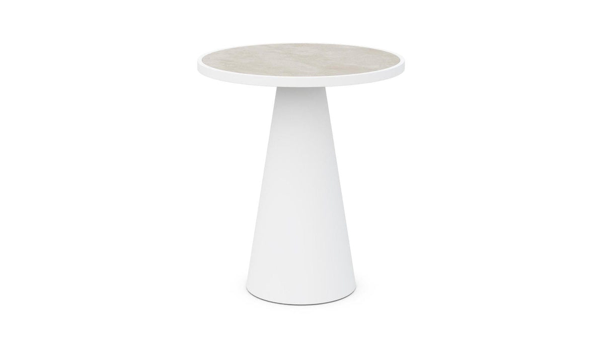 Leon Bar Table White - Albarium Dekton Top – Azzurro Living